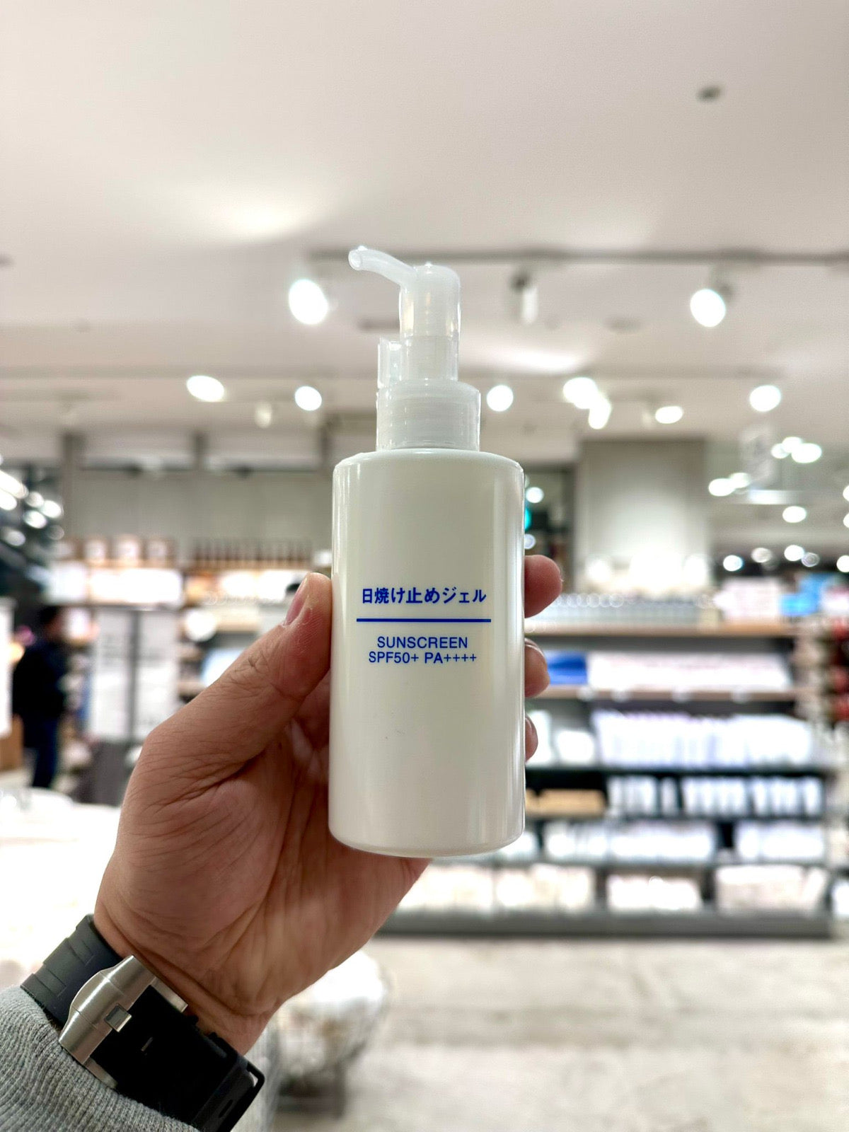 🇯🇵Muji Sunscreen SPF 50+ PA++++ 150ml Pump Direct from Japan – 世介代購